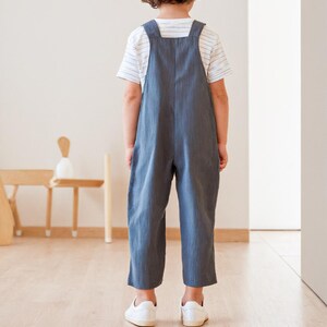 Kids Overall Jumpsuit Sewing Pattern 4Y-7Y Toddler Boy Overall Jumpsuit ...