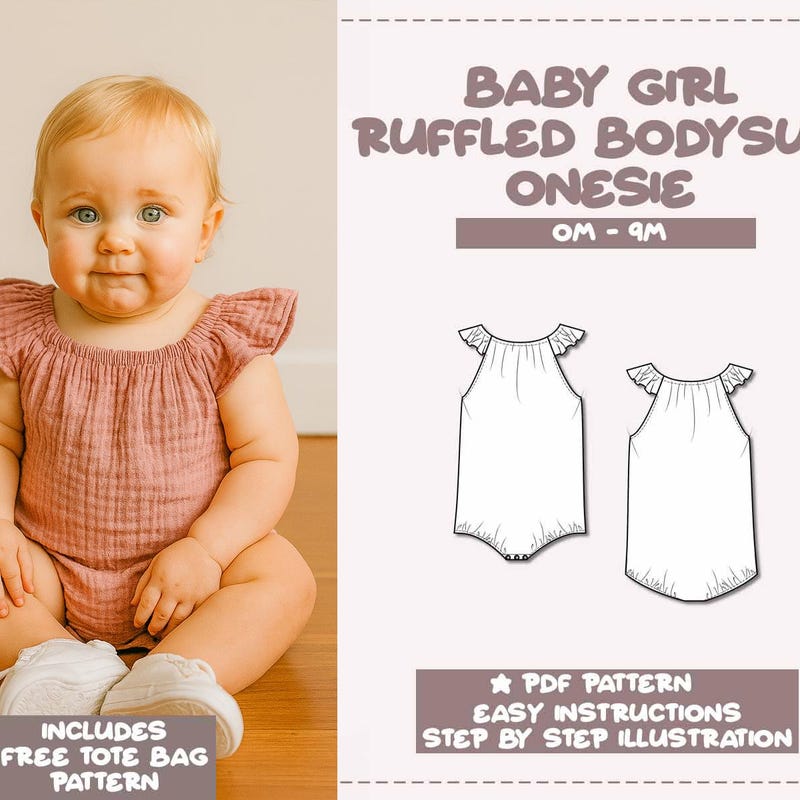 Ruffle Onesie - Etsy