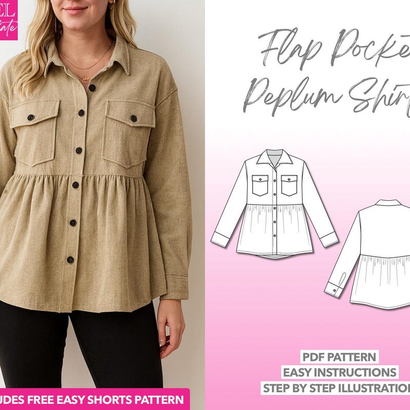 Peplum Pattern - Etsy