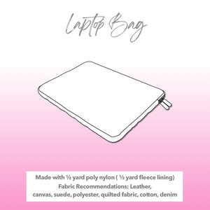 14" Laptop Bag Sewing Pattern, Zippered Sleeve (PDF Pattern) - Etsy