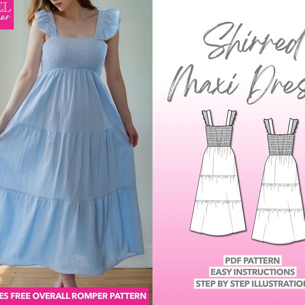Pdf Dress Pattern - Etsy