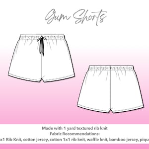 Shorts Sewing Pattern Gym Shorts Pattern Workout Shorts Sewing Pattern ...