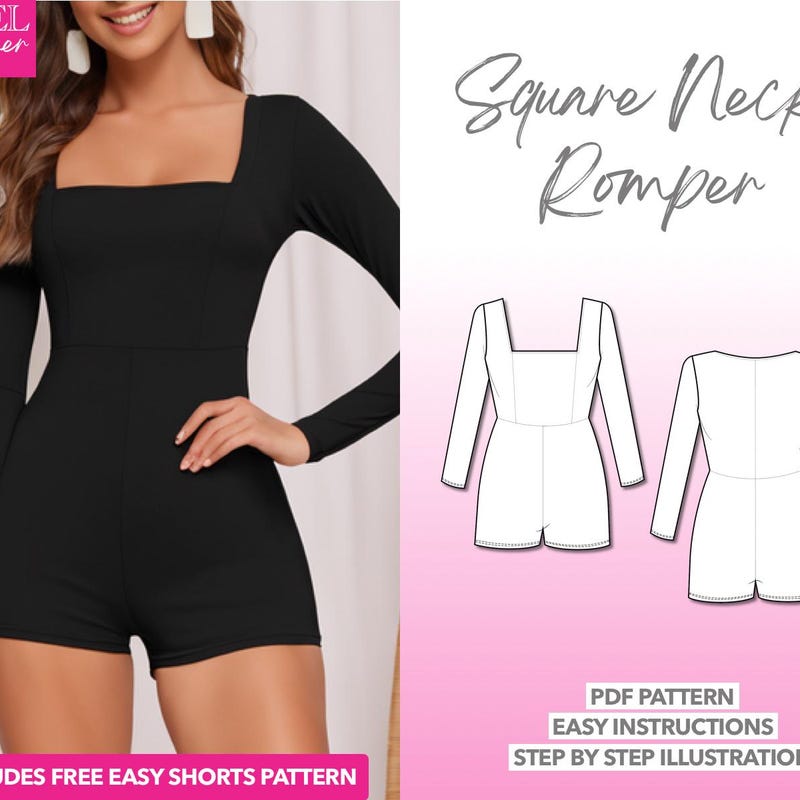 Romper Pattern - Etsy