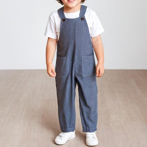 Kids Overall Jumpsuit Sewing Pattern 4Y-7Y Toddler Boy Overall Jumpsuit ...