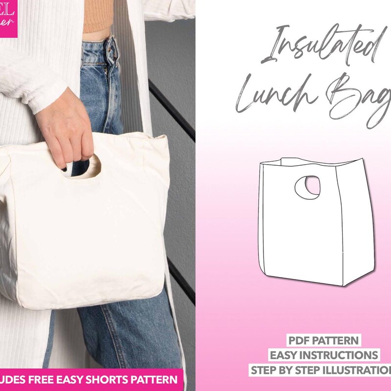 Lunch Bag Pattern - Etsy