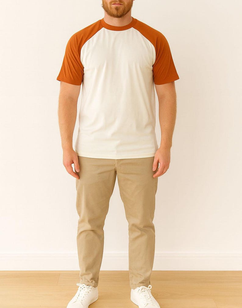 Men's Crew Neck Raglan T-shirt Sewing Pattern (PDF Pattern) - Etsy
