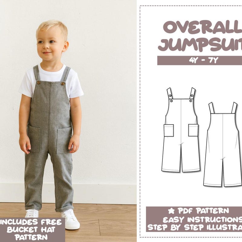 Overall Boys Pattern - Etsy