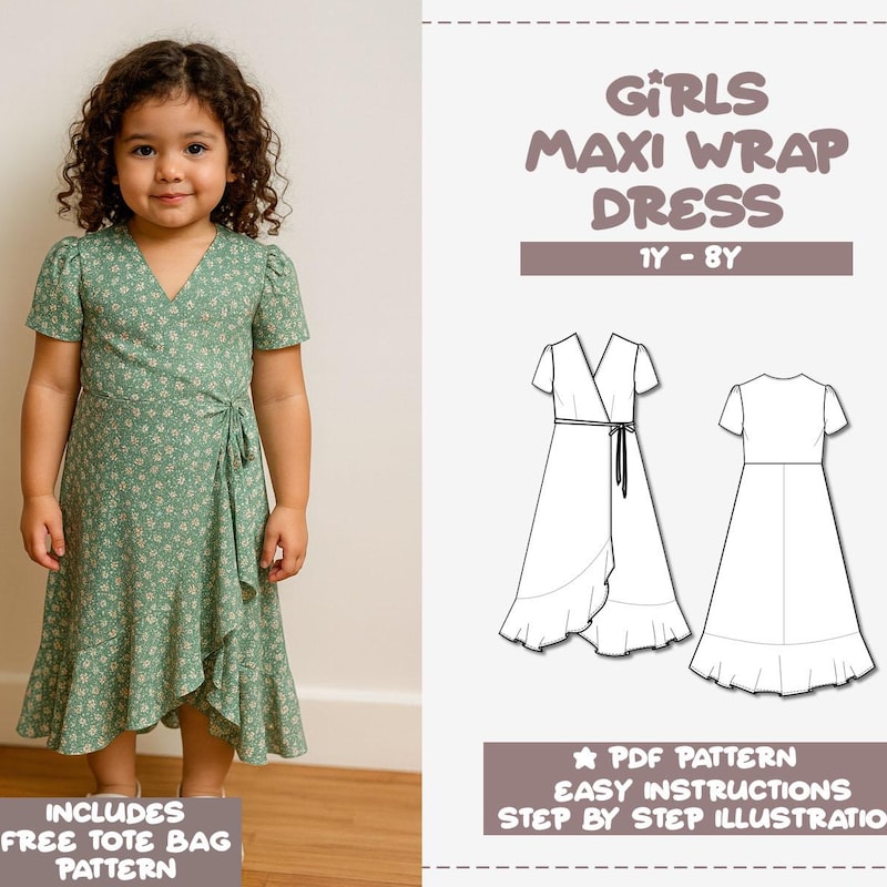 Girls Maxi Dress - Etsy