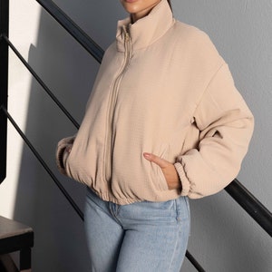 Puffer Jacket Sewing Pattern Women Sewing Pattern Zip up Jacket PDF ...