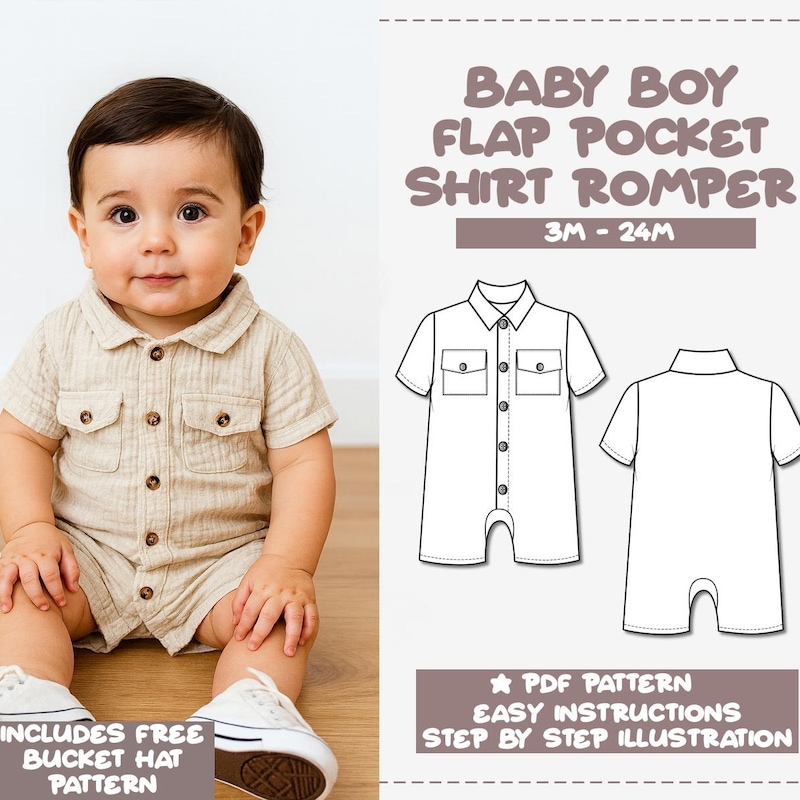 Baby Outfit Boy Pattern - Etsy