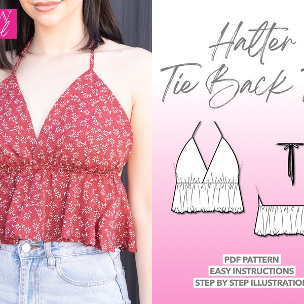 Halter Top Pattern - Etsy