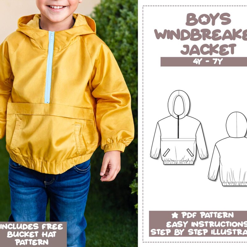 Raincoat Pattern - Etsy