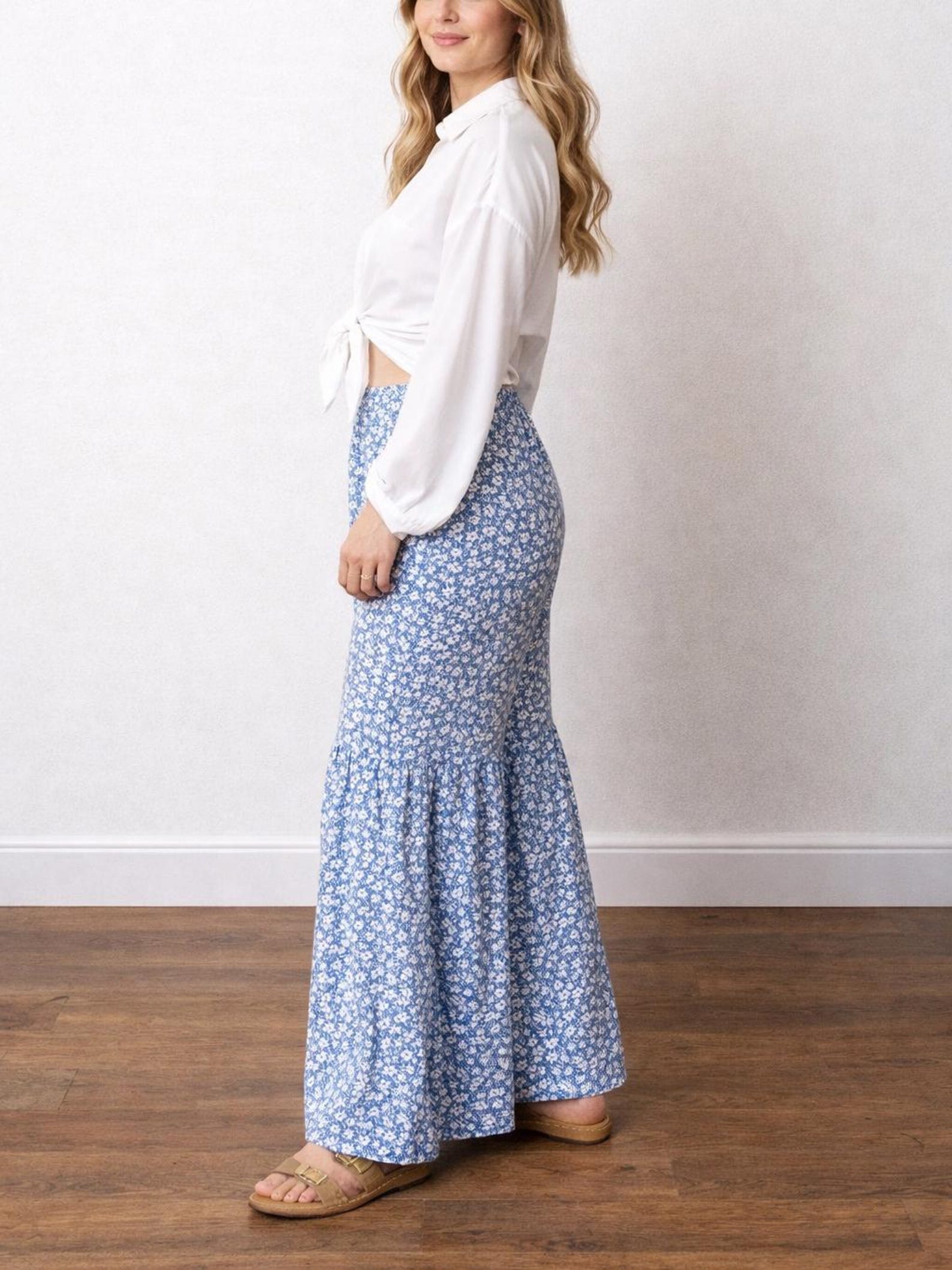 Bell Bottom Pants Sewing Pattern: High Waist Boho Style (PDF Pattern ...