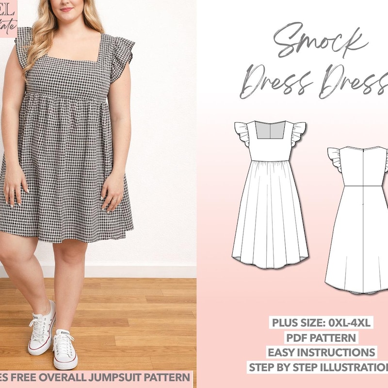 Plus Size Smock Pattern - Etsy