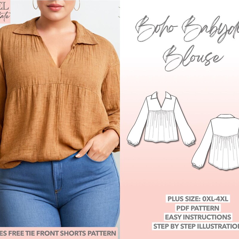 Plus Size Blouse - Etsy