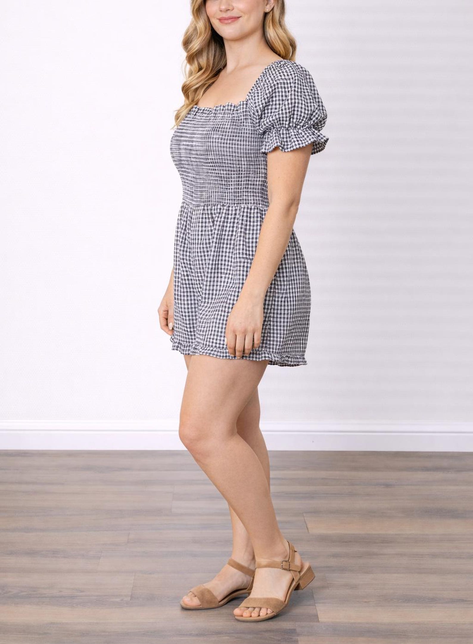 Puff Sleeve Romper Sewing Pattern: Shirred Bodice (PDF Pattern) - Etsy