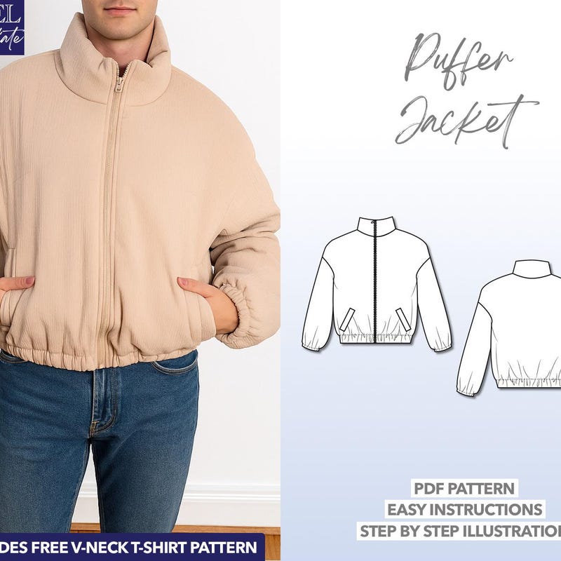 Puffer Jacket - Etsy