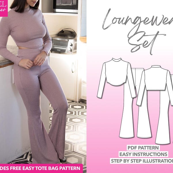 Skirt Lounge Wear Set - Etsy UK