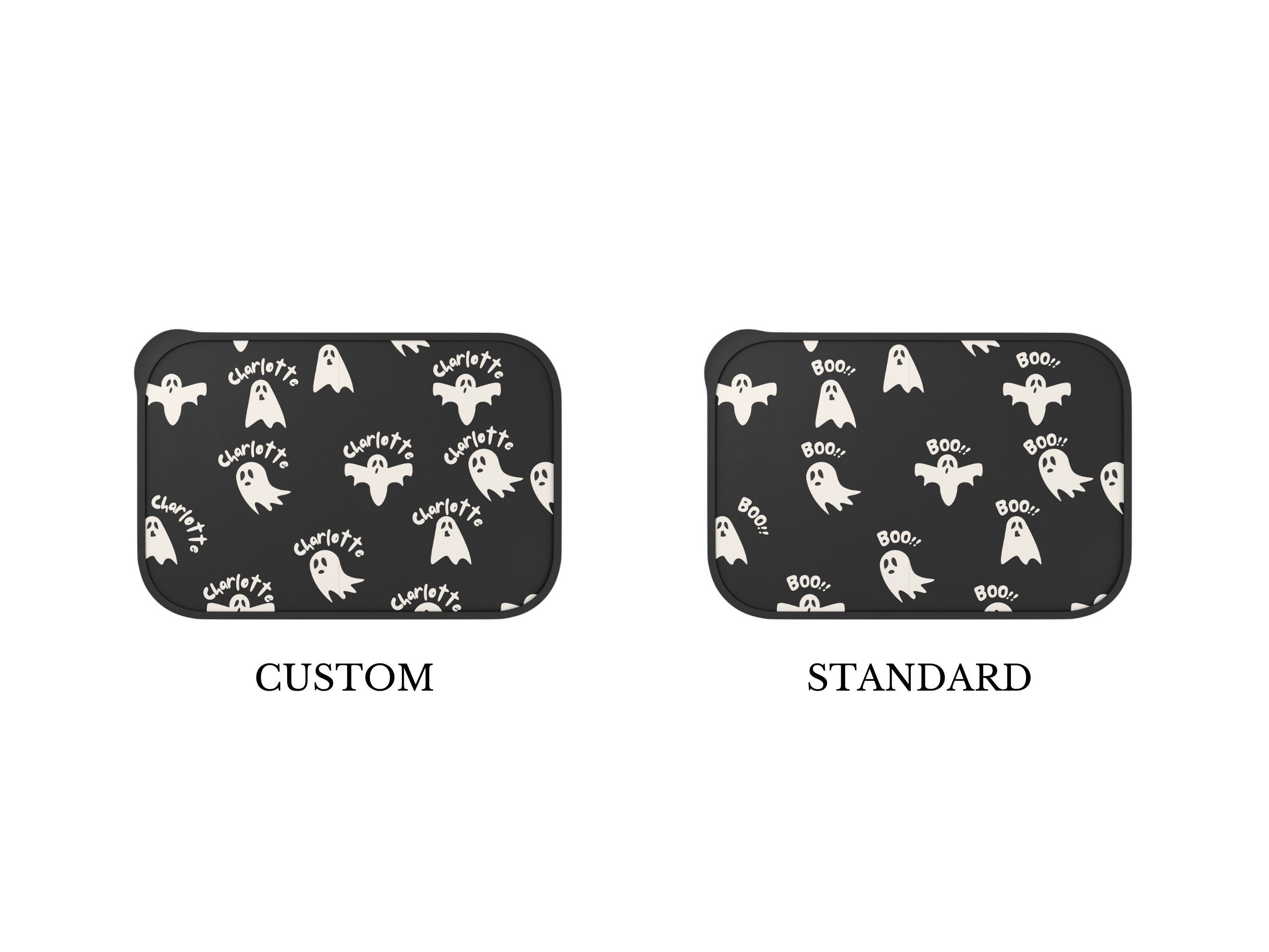 Custom Bento Box Halloween Vibes, Gothic Ghost Lunch Box, Vintage ...