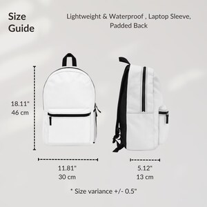 Personalized Retro Groovy Wavy Pattern Backpack With Custom Name, Back ...