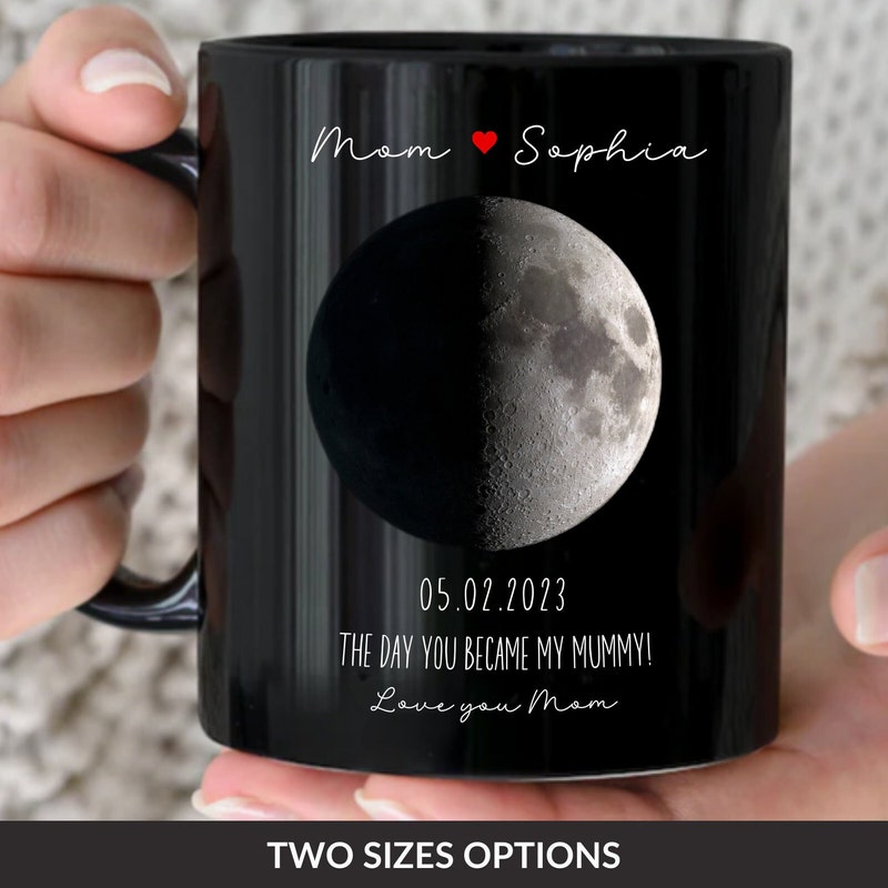 Ceramic Mug Moon - Etsy