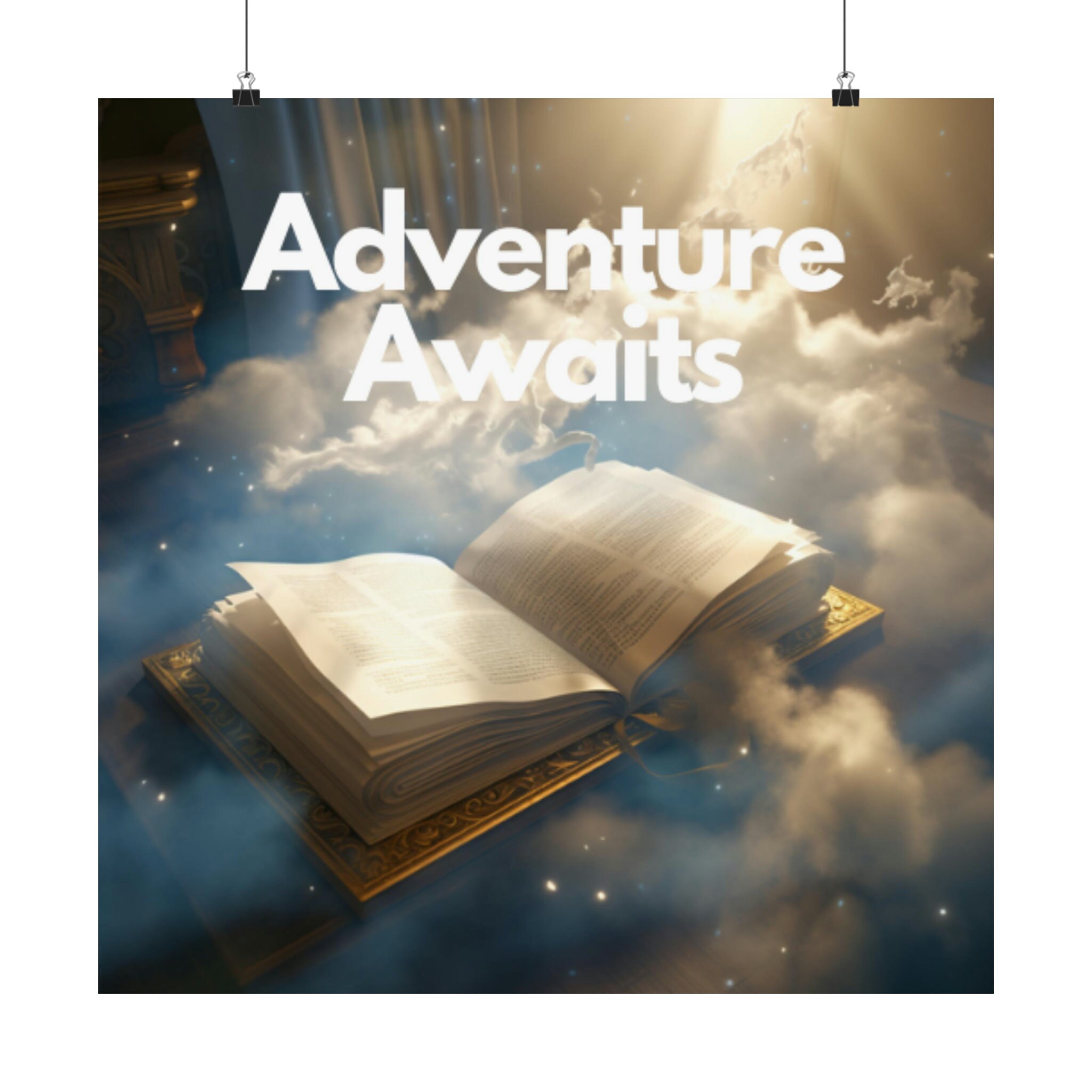 ADVENTURE AWAITS Inspiration Reading Library Classroom High Resolution ...