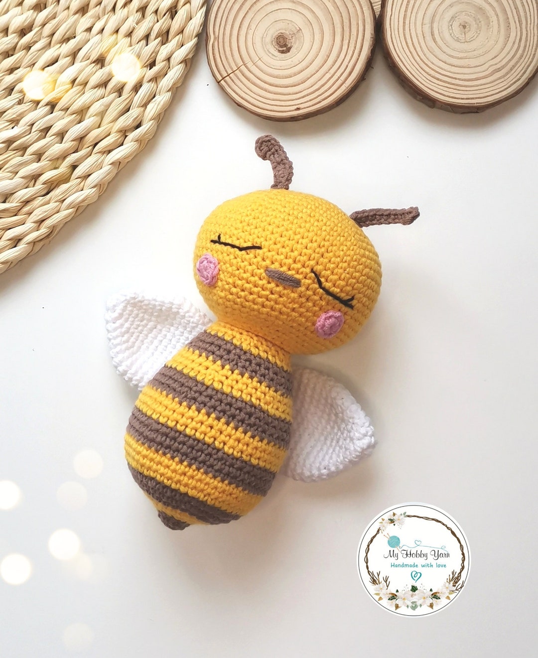 Gift for Kid,stuffed Bee,bee Baby Shower Gift,handmade Baby Honey ...