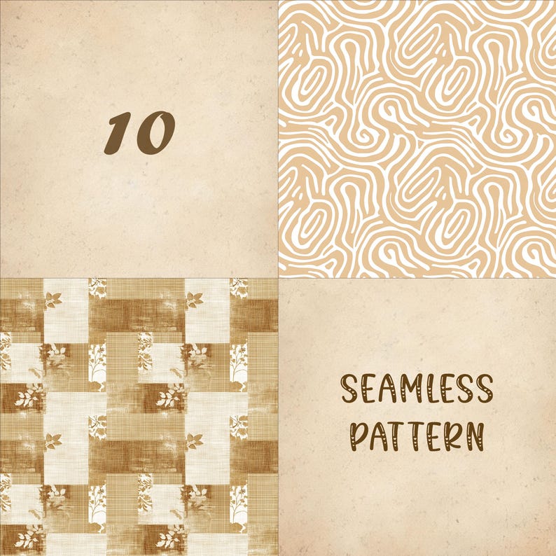 Seamless Patterns, Overlays & Textures | Templates for Digital Planner ...