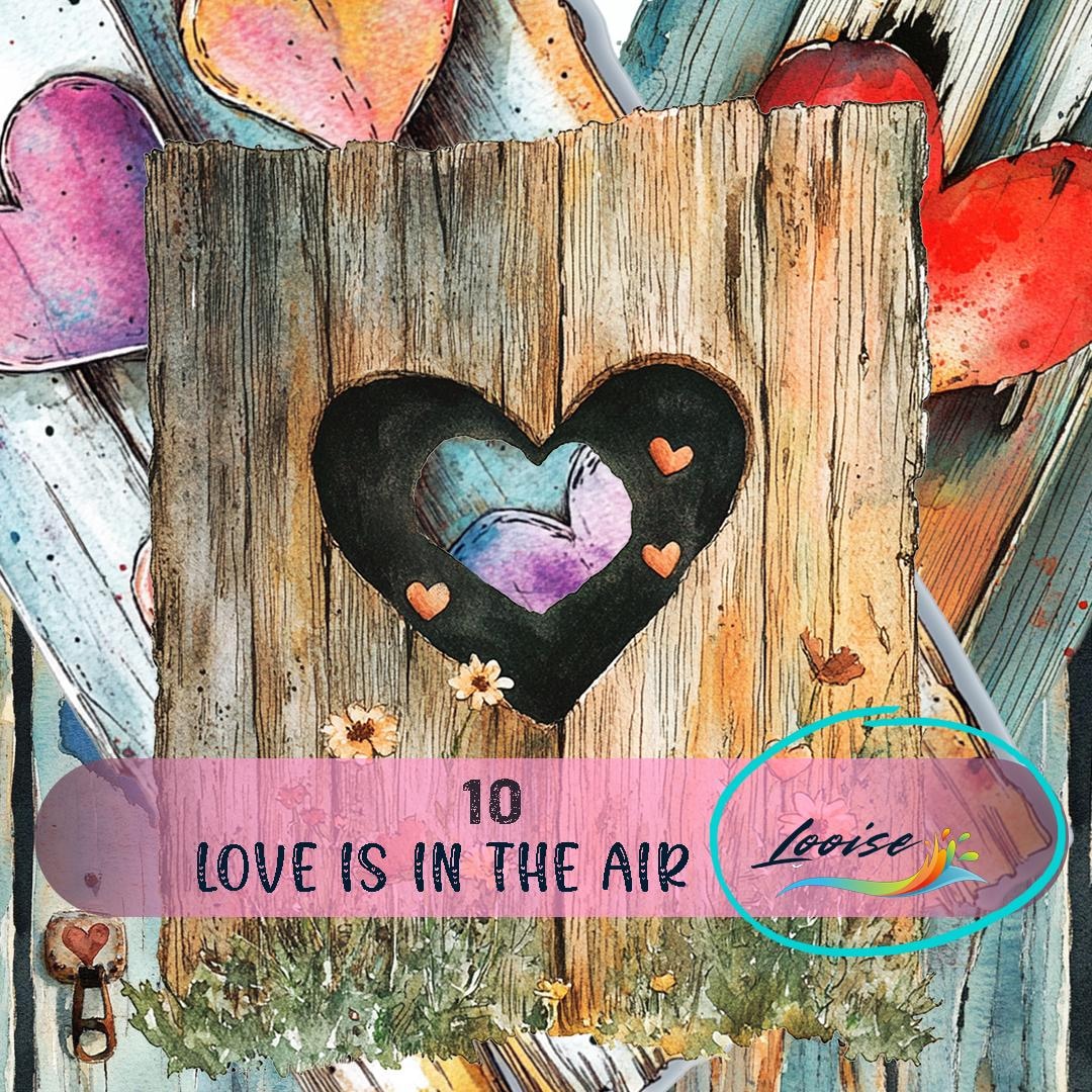 Love Printable Heart Journals PNG| Junk Journal | Print on Demand ...