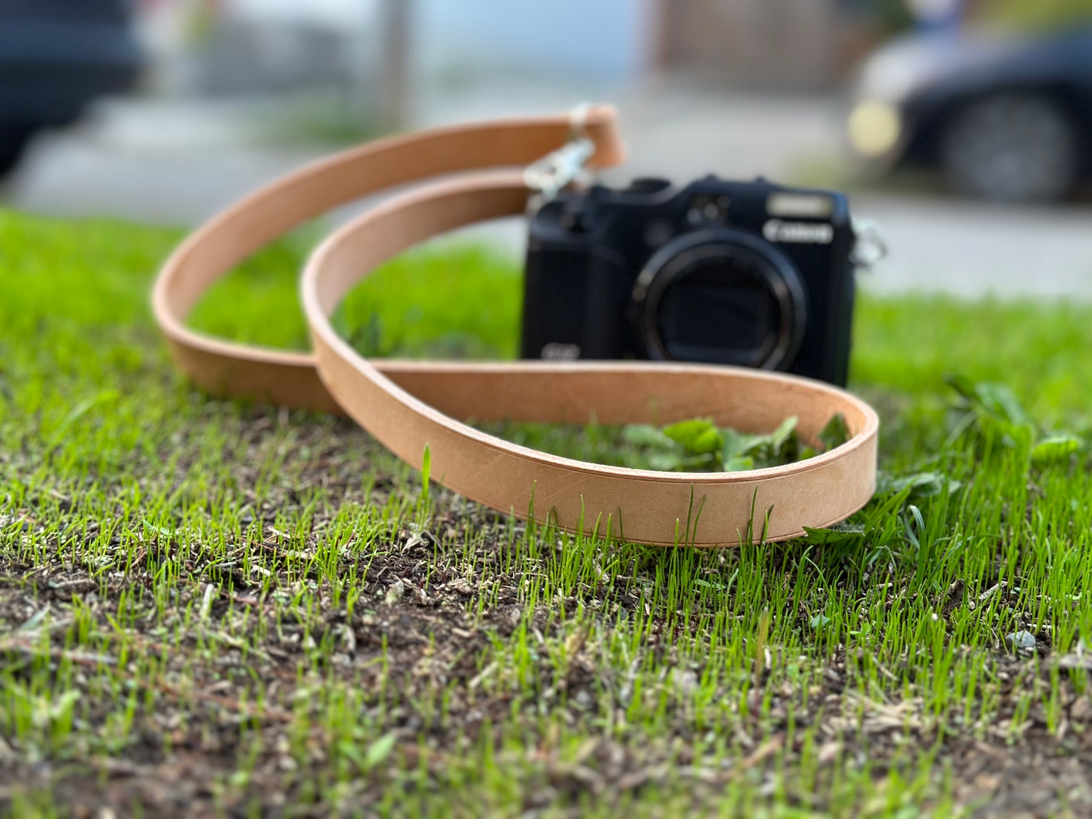 Handmade Minimalist Leather Camera Strap - Natural Veg Tan - Etsy