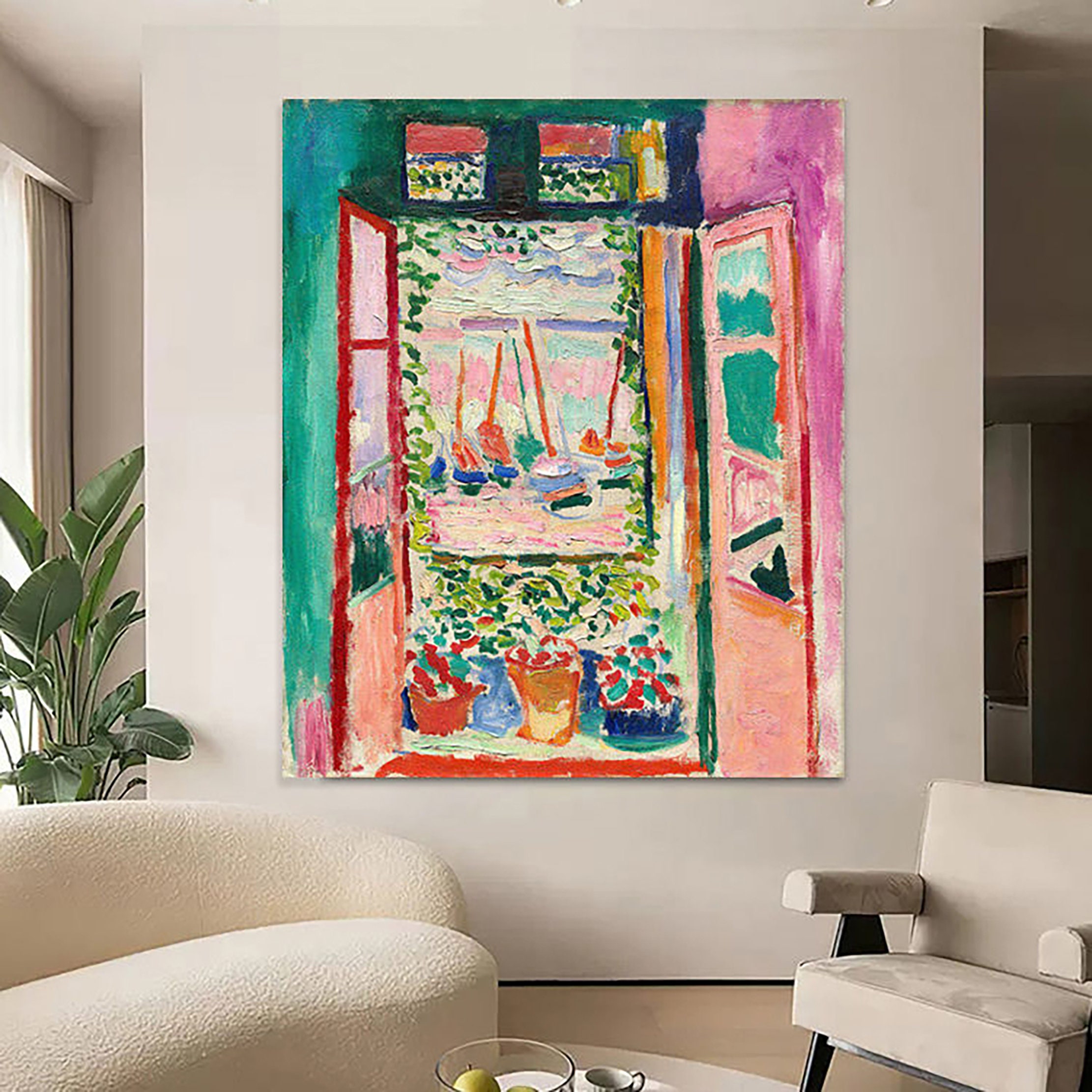Open Window at Collioure Oil Painting on Canvas, Handpaint Matisse ...