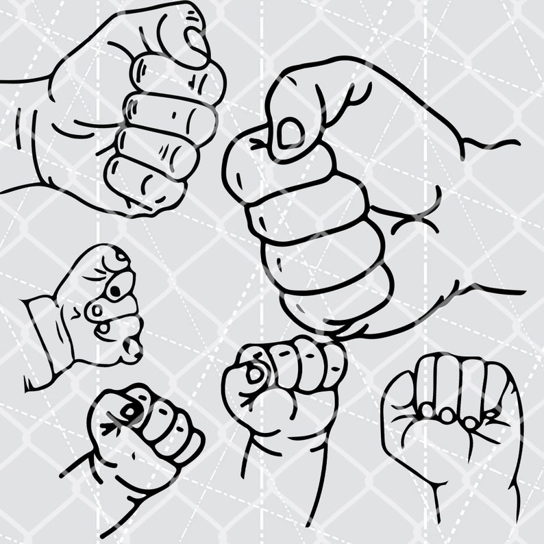 Fist Bump Happy Father's Day SVG, Png, Eps, Dxf, Pdf, Digital Cut File ...