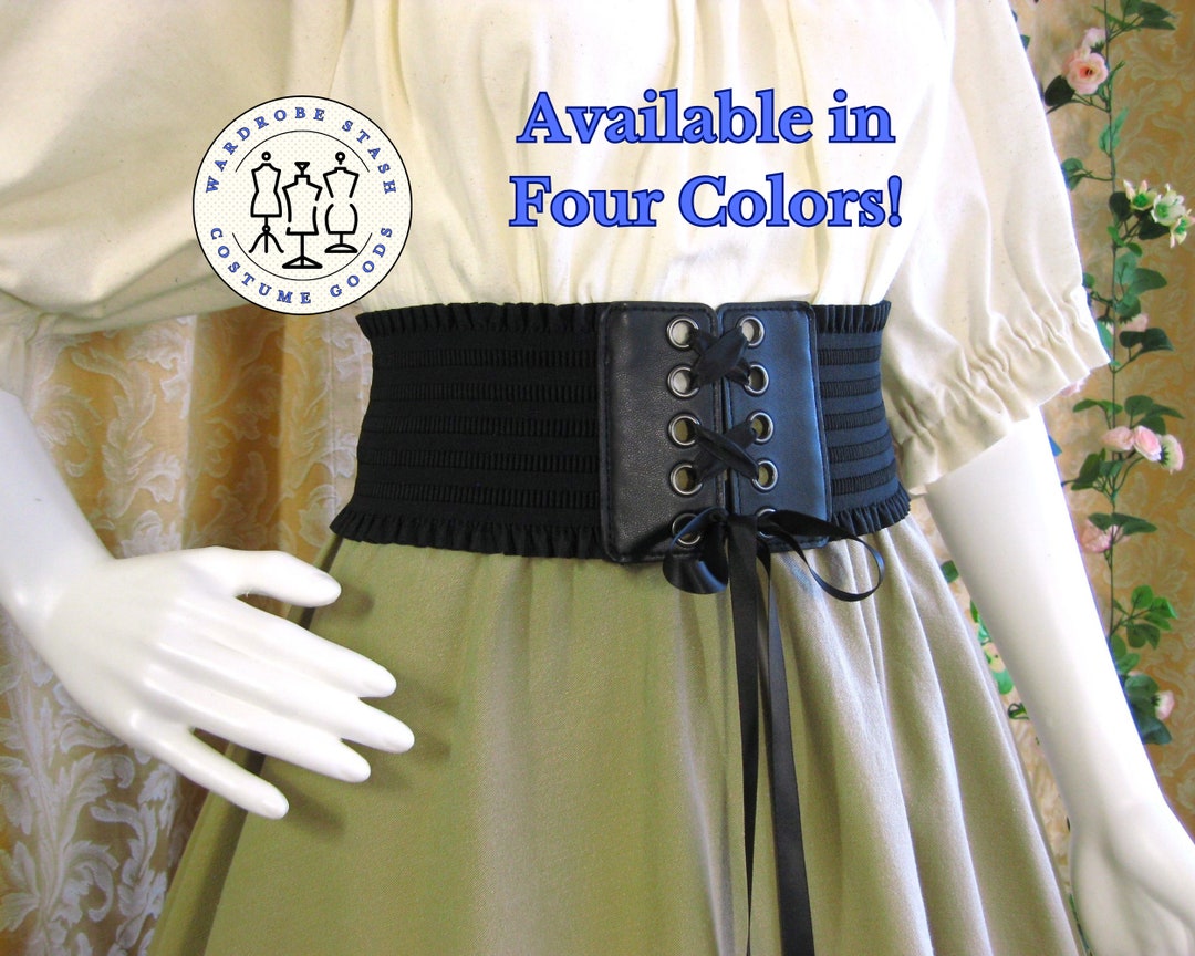 Ribbon Belt Costume Corset Victorian Belt Fairy Wench Corset ...