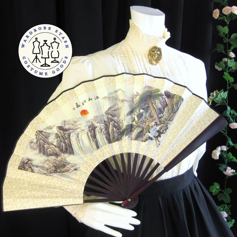 Large Japanese Fan - Etsy