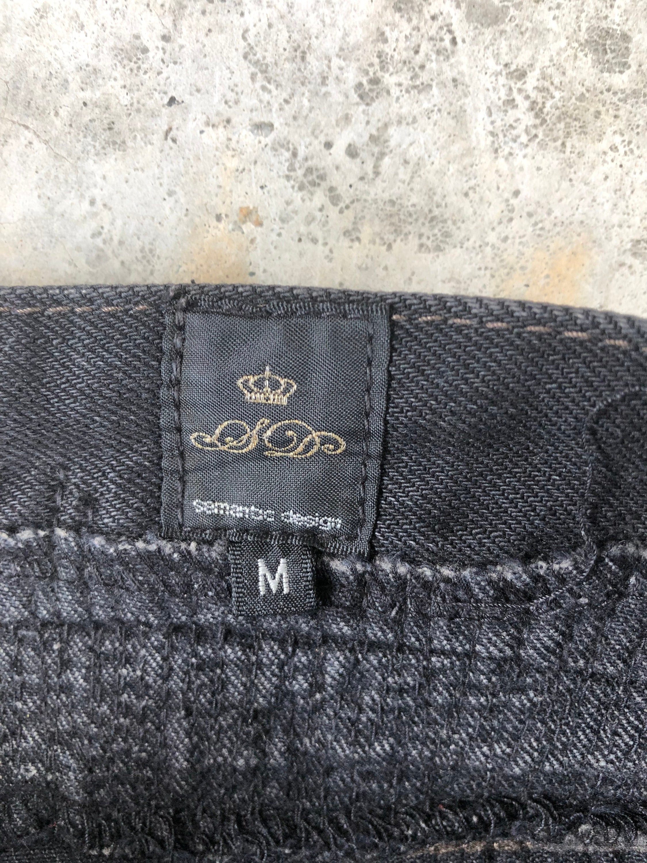 Back Number Distressed Jeans - Etsy