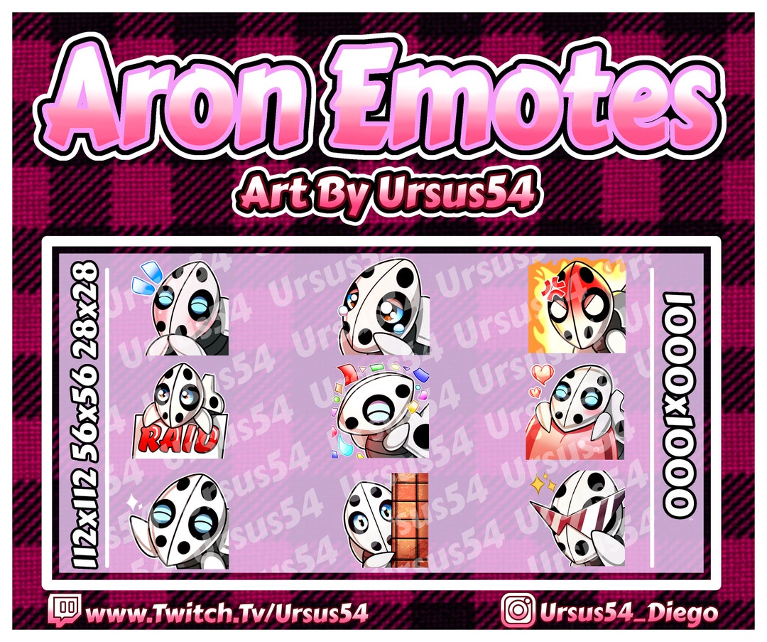 Cute Pokemon Aron Emote Pack Twitch Emotes Discord Emotes Youtube ...