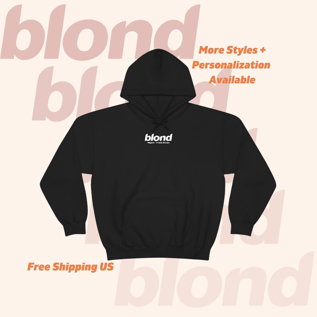 Frank Ocean Blond Hoodie | Frank Ocean Blond Nights Hoodie | Frank Ocean Fan Merch | Frank Ocean ...