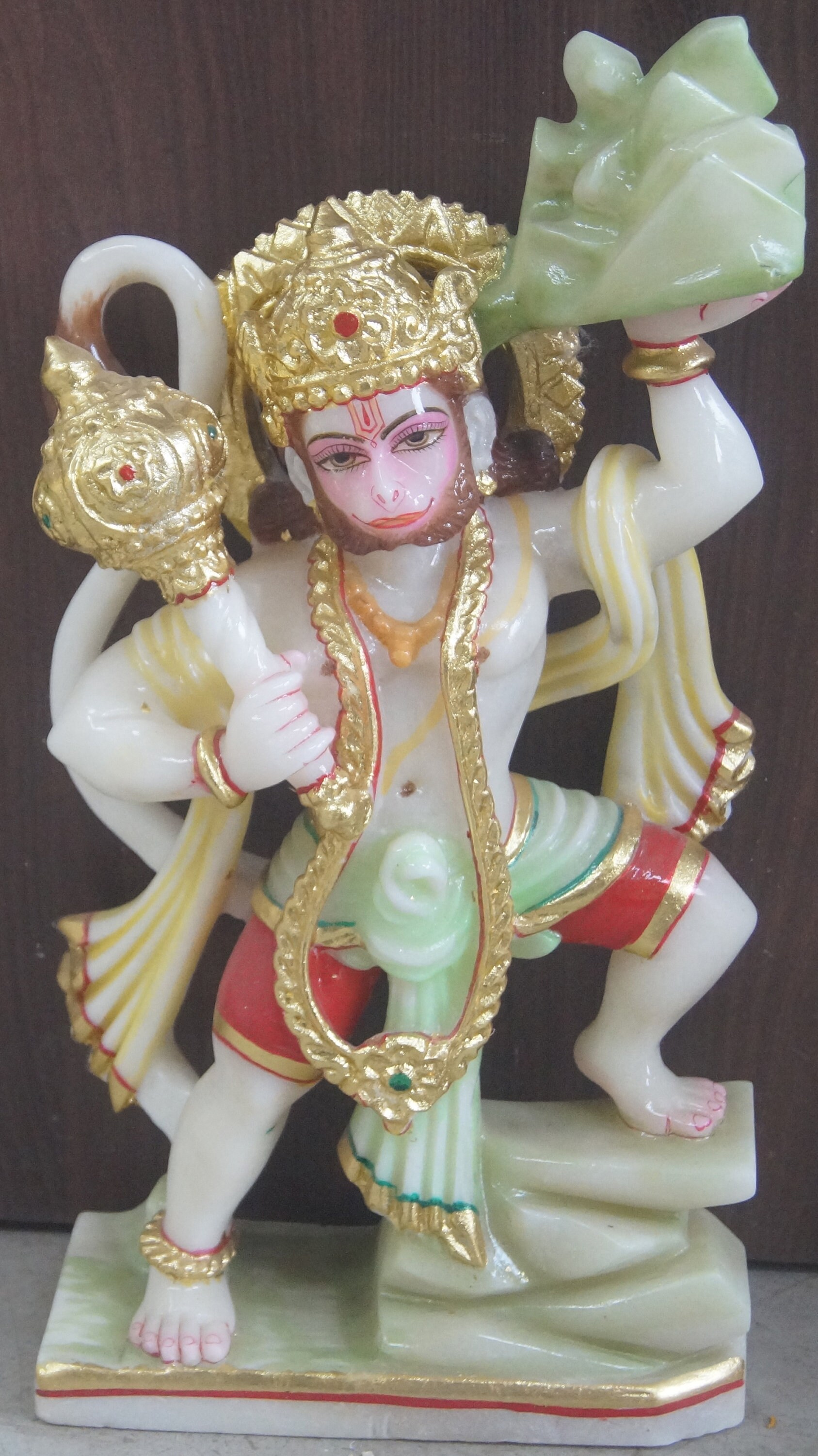 Lord Hanuman Handmade Marble Sculpture 15 Inches Marble Statue of Lord ...