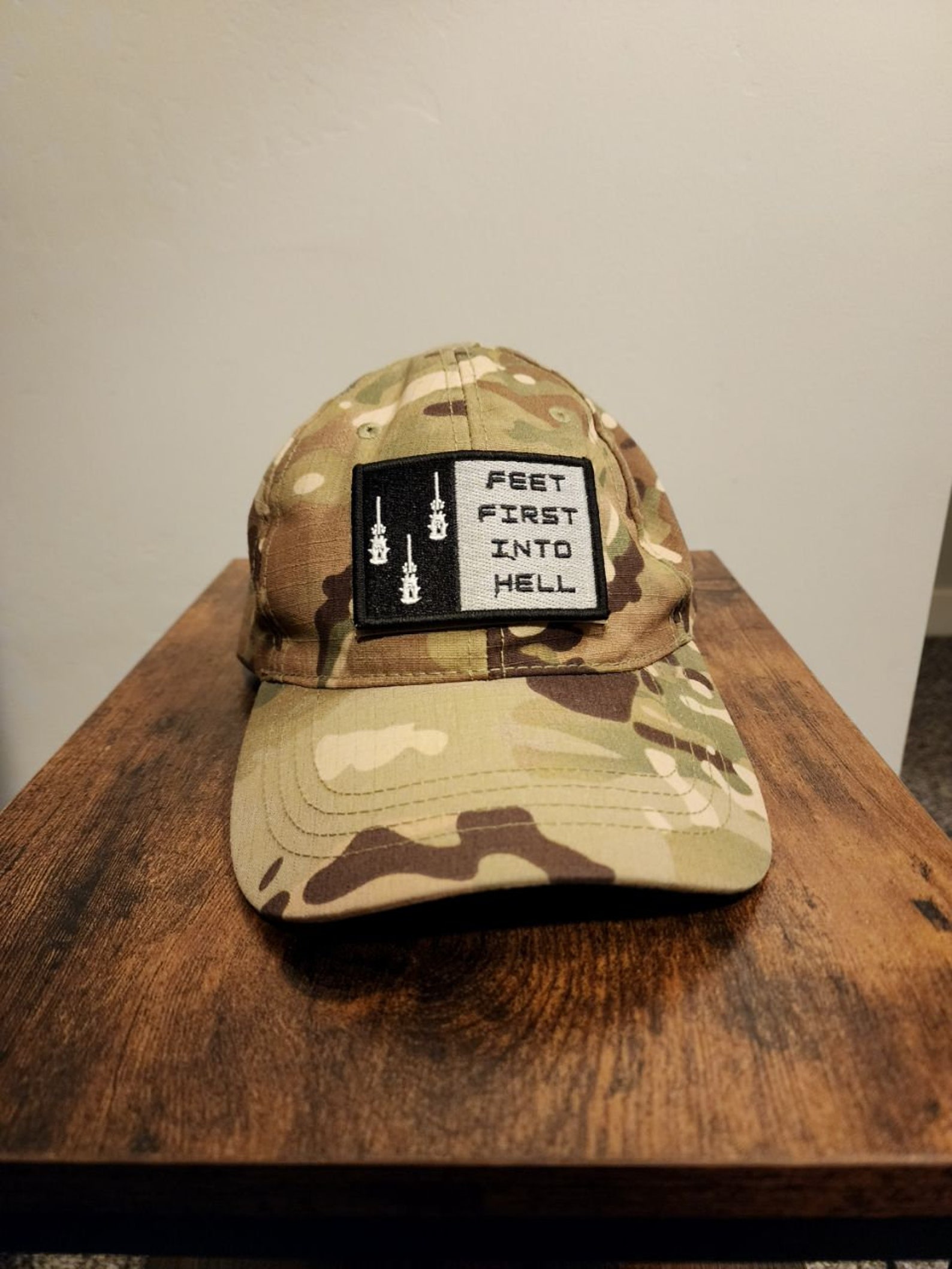 Feet First Into Hell- Helljumpers Halo Patch 3x2 - Etsy