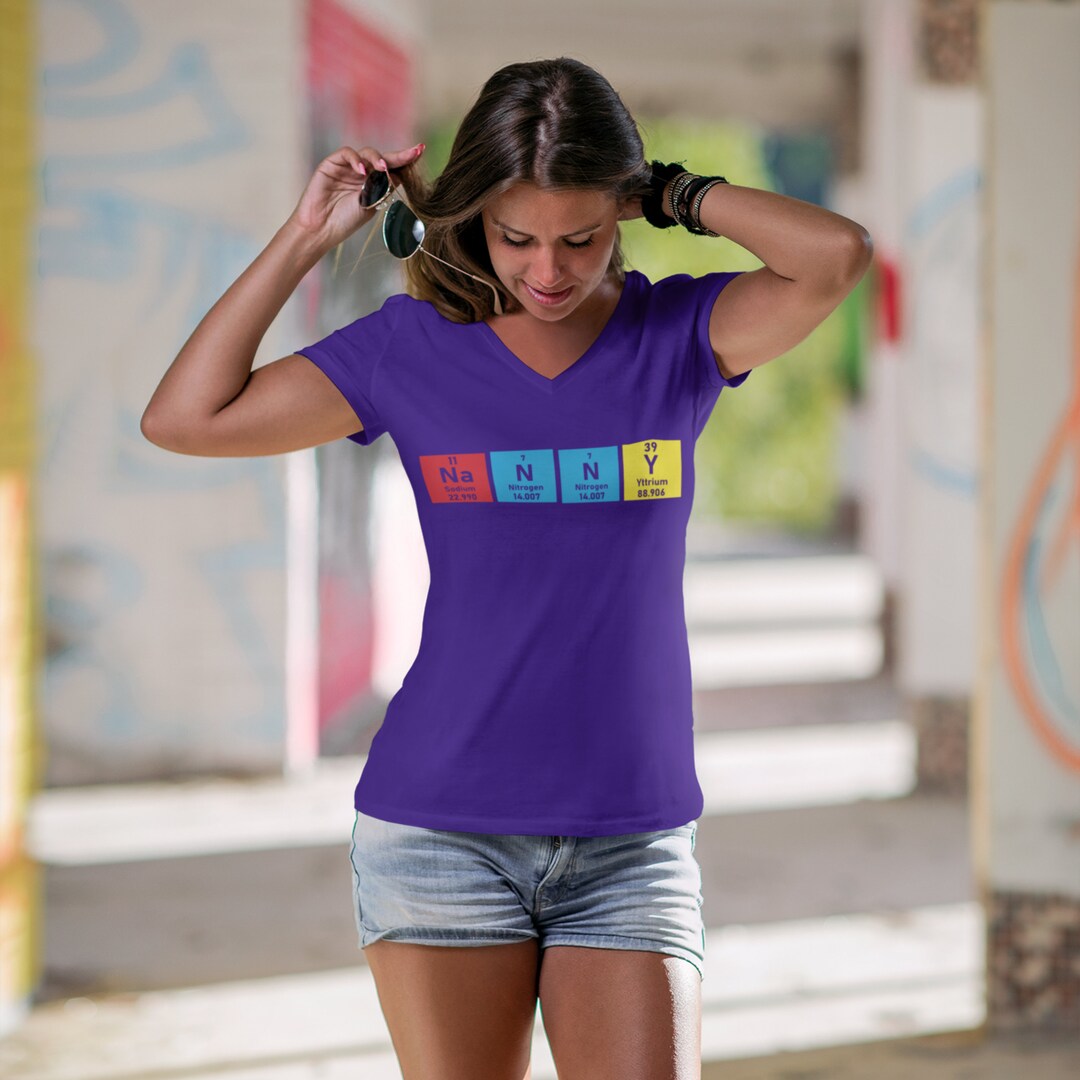 Scientific Periodic Table Elements Nanny Play on Word Unisex Jersey ... Scientific Periodic Table Elements Nanny Play on Word Unisex Jersey ...