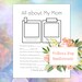 Mother’s Day Questionnaire, Fill in the Blank Questionnaire, Mother’s ...