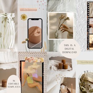 Texture Instagram Template Influencer Marketing Instagram Canva ...