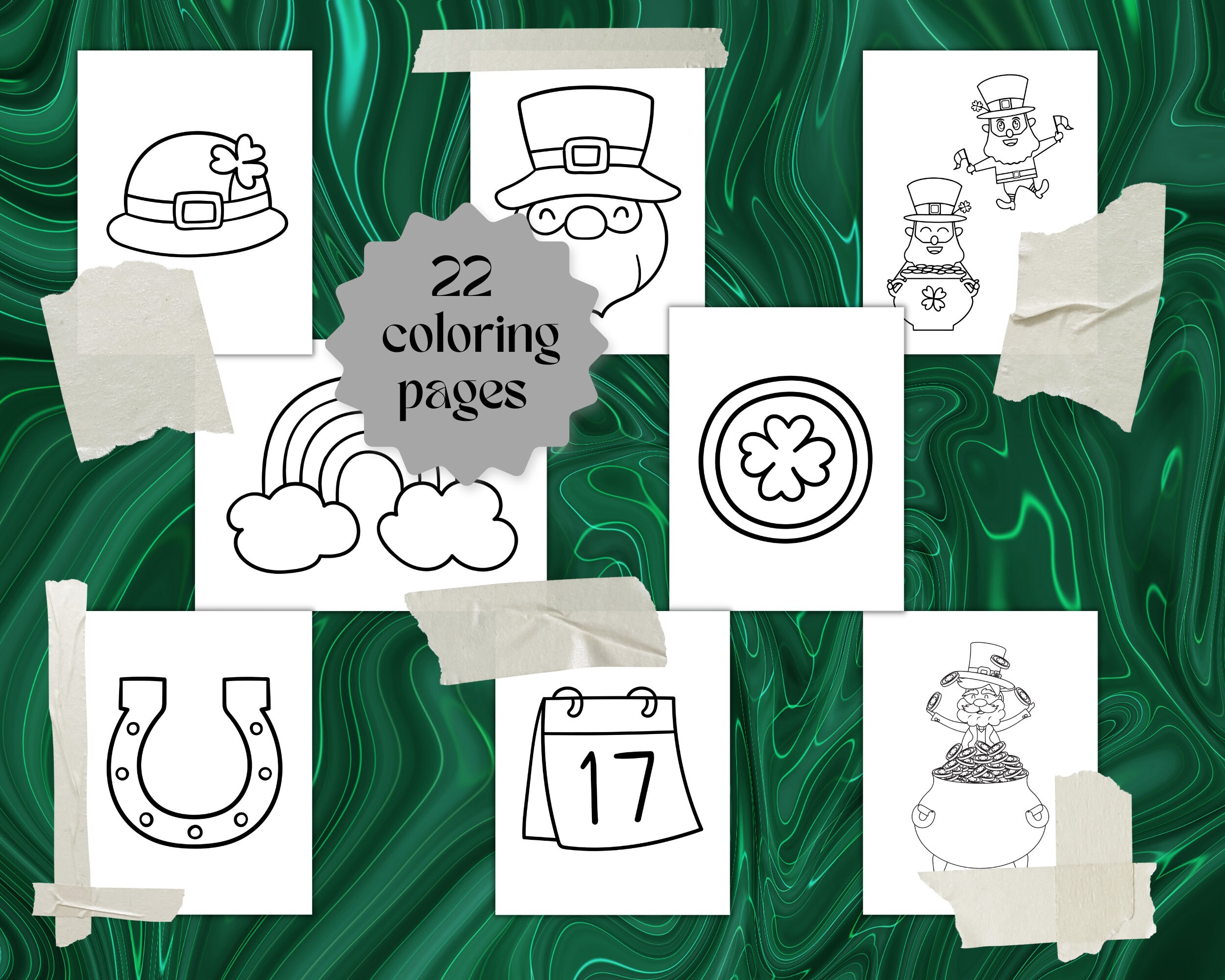 St. Patrick's Day Coloring Pages St. Patrick's Day Activities March ...