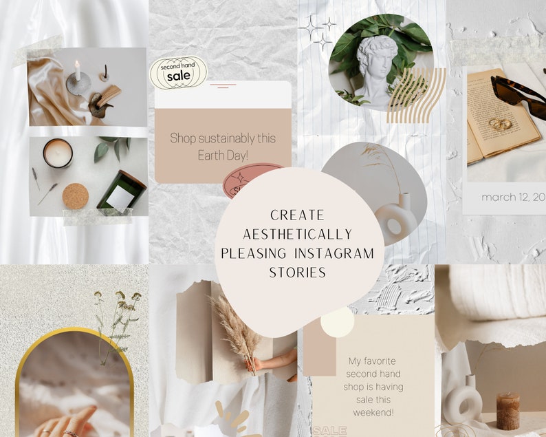 Texture Instagram Template Influencer Marketing Instagram Canva ...