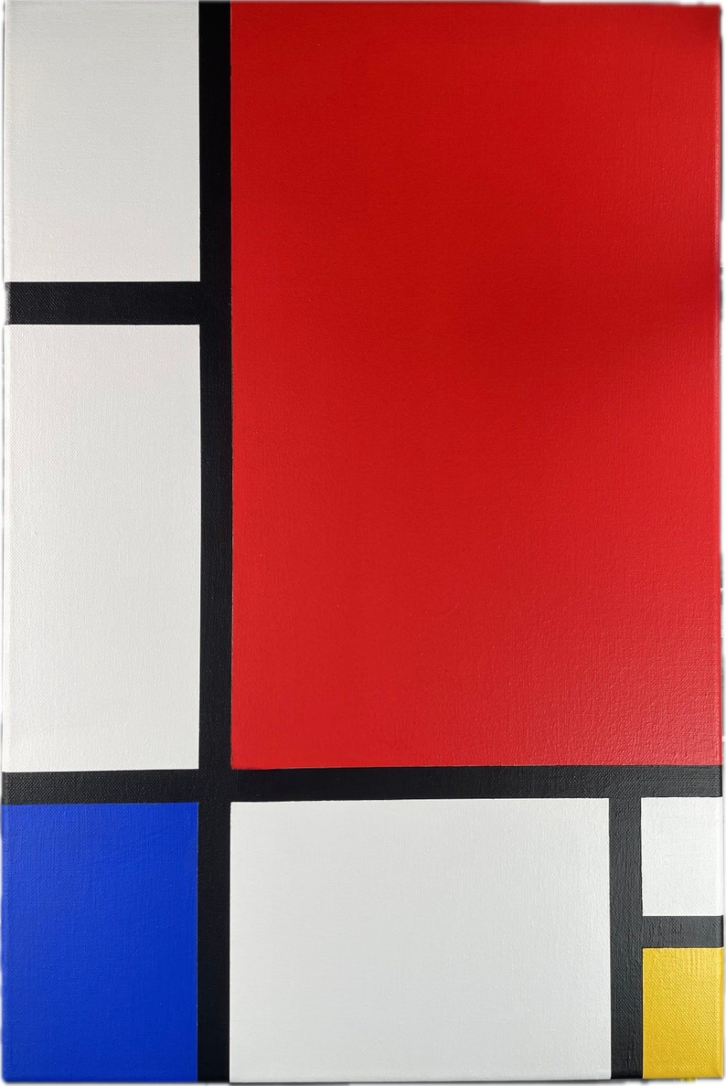 Piet Mondrian Reproduction - Etsy