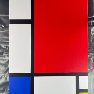 Piet Mondrian Reproduction - Etsy