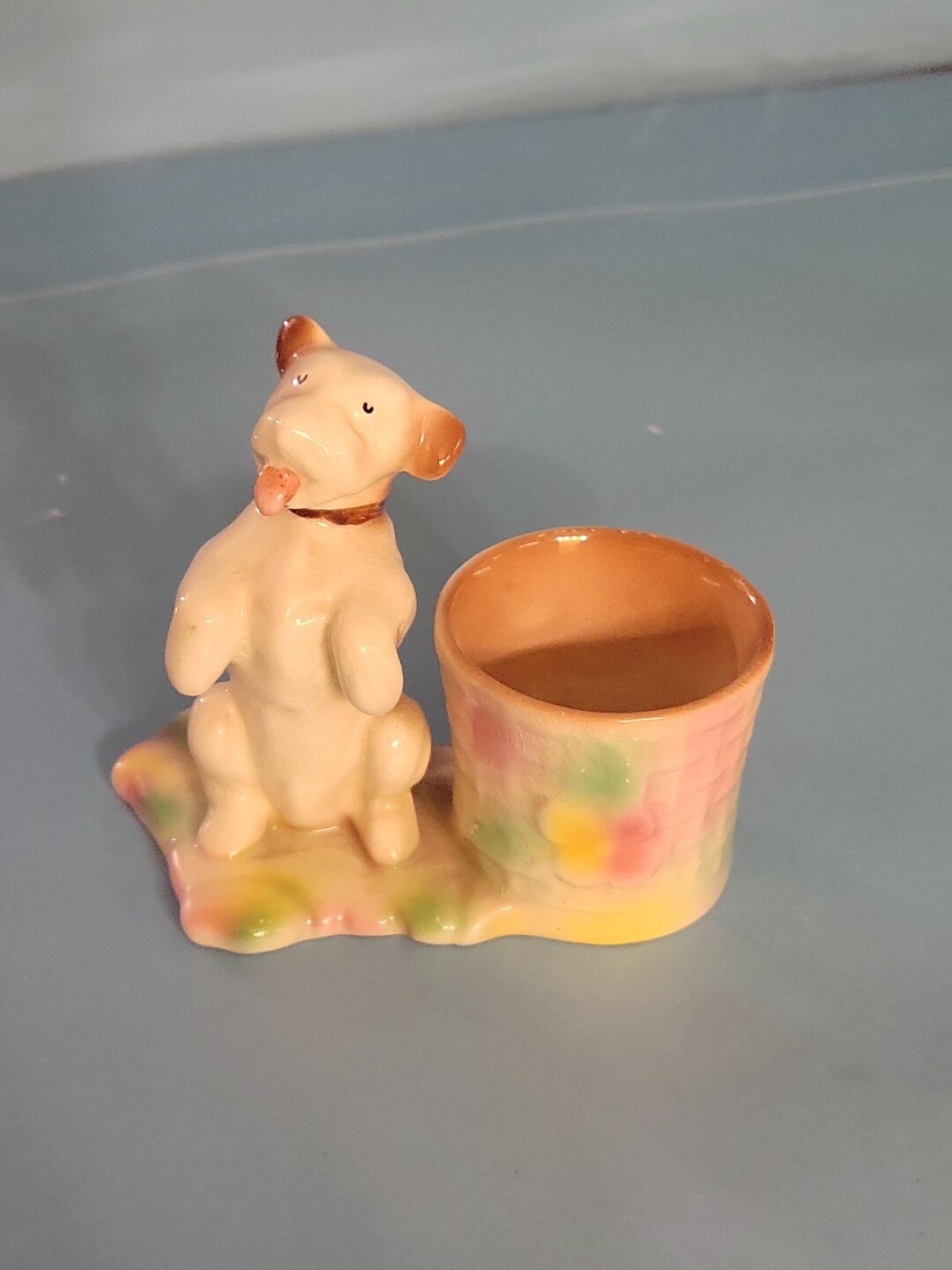 Wade 1950's Dog Posey Bowl - Etsy