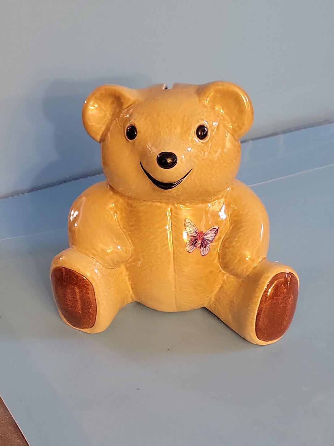 Wade Stroke Foundation Teddy Bear Coin Bank - Etsy
