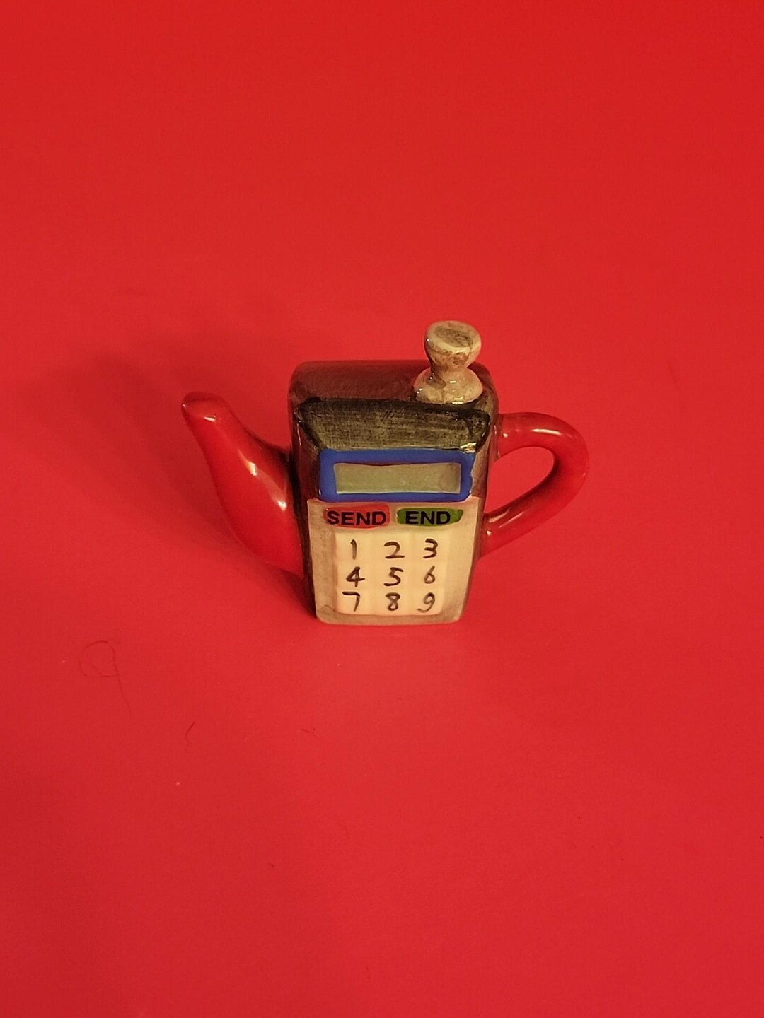 Red Rose Tea Pots Figurines Porcelain - Etsy