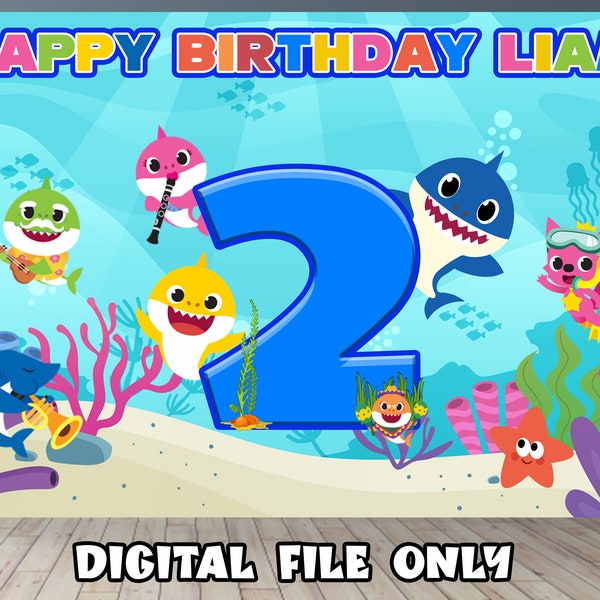 Baby Shark Birthday - Etsy